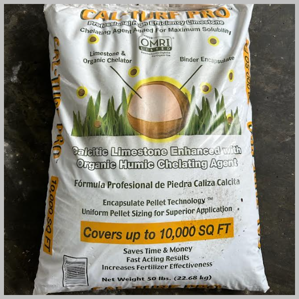Cal Turf Pro 10,000sf Fast Acting Lime 50# DNR – Agcare Products