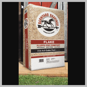 Shavings Pine 8CF 54/Pal Barnyard Flake – Agcare Products