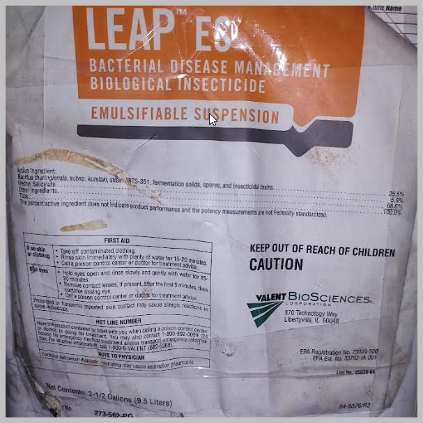 Leap ES Bacterial Disease Management Biological Insecticide 2.5 gal ...