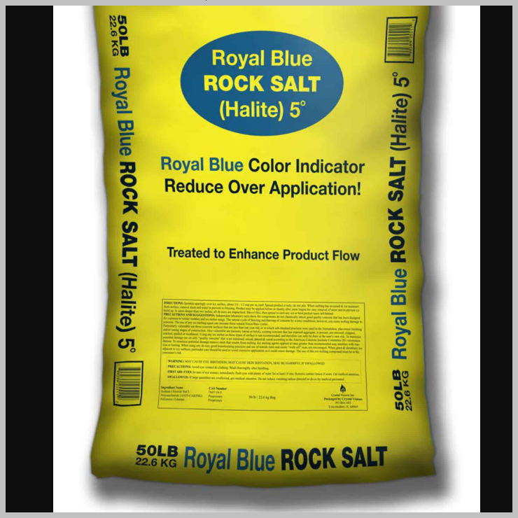 Royal Blue Ice Melt 5 degrees 50# 49/P Seasonal Special Order by Reque ...