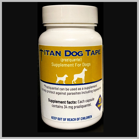 Titan DogTape Tapeworm Capsules -5 count – Agcare Products