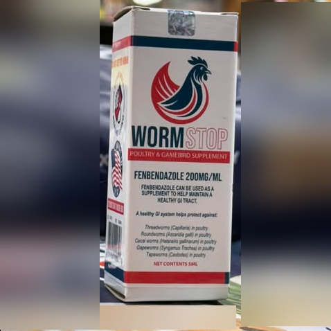 Wormstop Poultry/ Gamebird Dewormer Fenbendazole 5 ML – Agcare Products