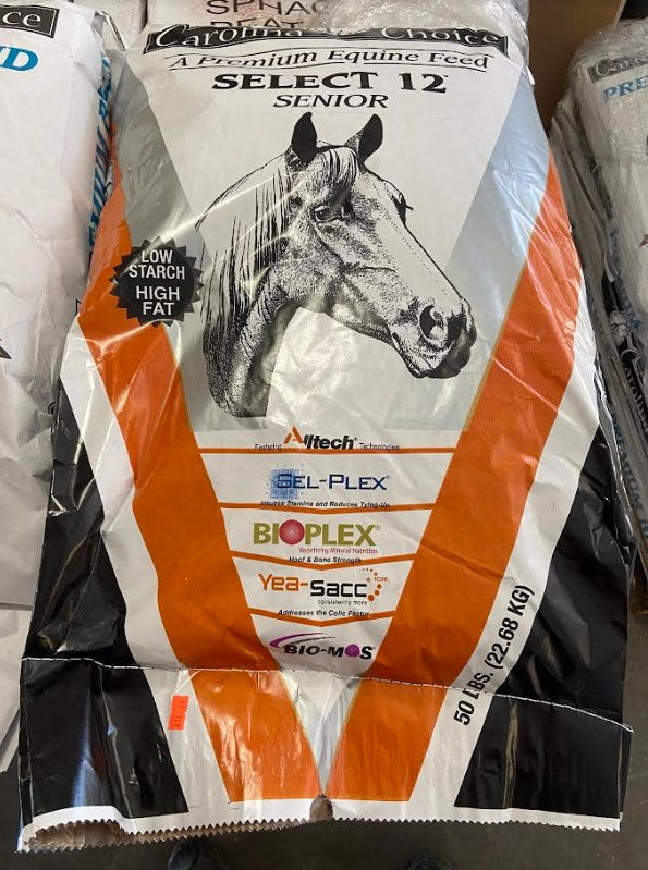 Senior Mare Horse Feed Select 12 50 lb – Agcare Products