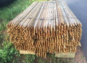 Stake 1 x 1 x 72 Pointed Black – Agcare Products