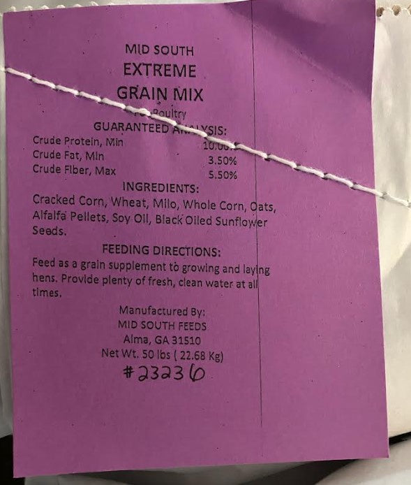 Showtime Extreme Grain Scratch Mix 50# Bag – Agcare Products