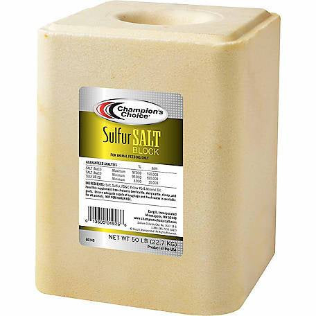 Sulfur Salt Block 50# – Agcare Products