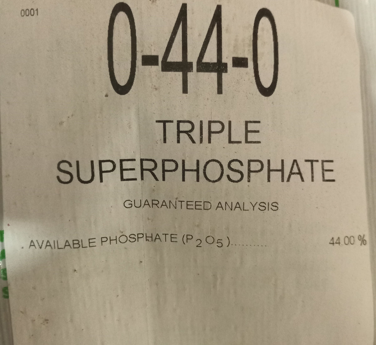 0-45-0 Triple Superphosphate 50# bag SO Special Order By Request ...