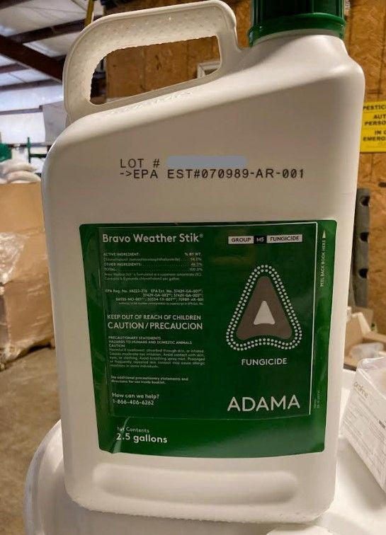Bravo Weatherstick Chlorothalonil 2.5 gal Fungicide EPA 66222-276 ...