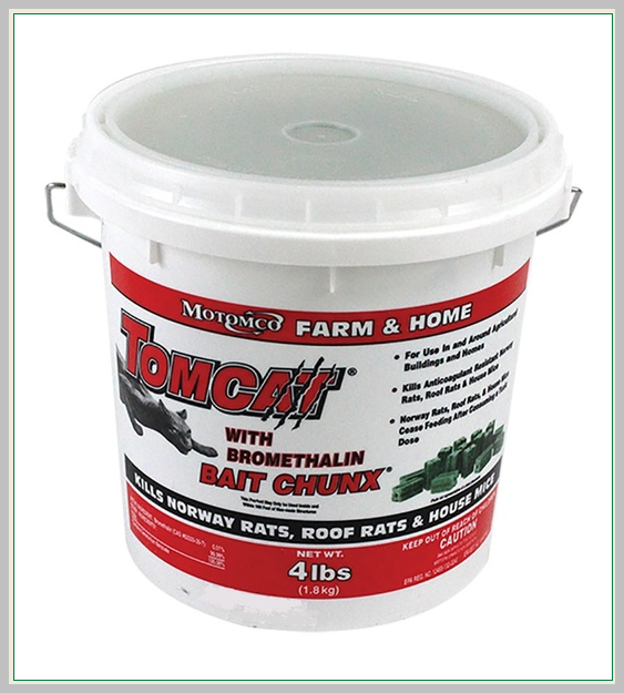Tomcat Rat Bait Chunx Bromethalin 4# – Agcare Products
