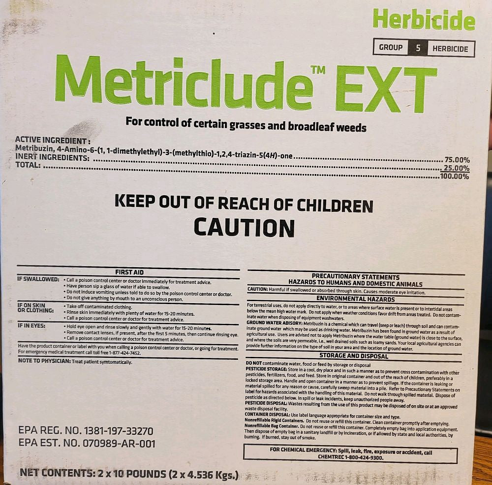 Metricor DF 10# Metribuzin DNR – Agcare Products